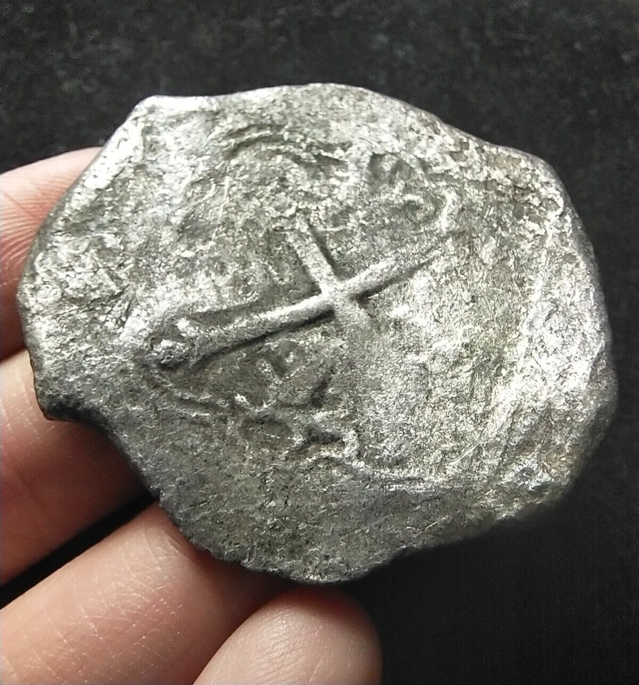 8 Reales Cob Coin, Spice Islands Shipwreck VN Cross & Shield, OMD, ET ...