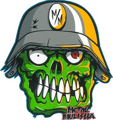 METAL MULISHA DECAL PAIR #27 ZOMBIE!!! Sticker, Truck Trailer Moto Car ...