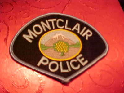 MONTCLAIR CALIFORNIA POLICE PATCH SHOULDER SIZE UNUSED LT. BLUE EDGE | eBay
