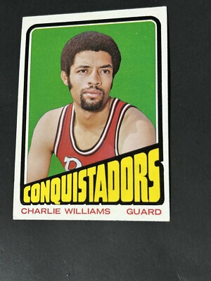 1972-73 Topps Basketball #231 Charlie Williams EX+ ABA San Diego ...
