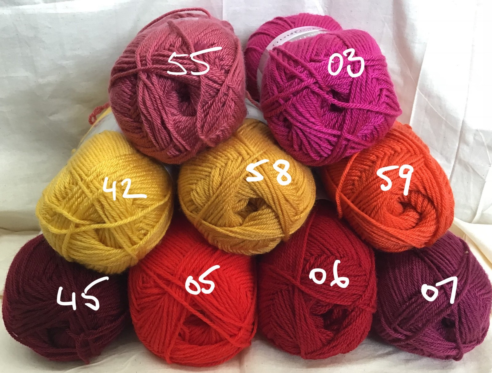 Fiddlesticks Superb 8- 8ply acrylic quality knitting and crochet yarn ...