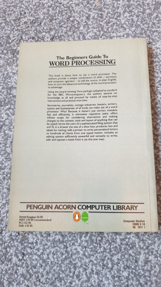 Word Processing in View - BBCl - Good Condition | eBay UK