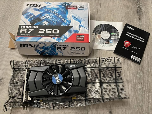 MSI Radeon R7 250 OC 2 GB DDR3 Dual-Slot Graphics Card | eBay