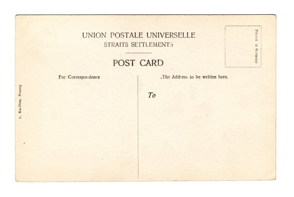 P291 Straits Settlements - Penang Island - Sleeping Budha - Early ...