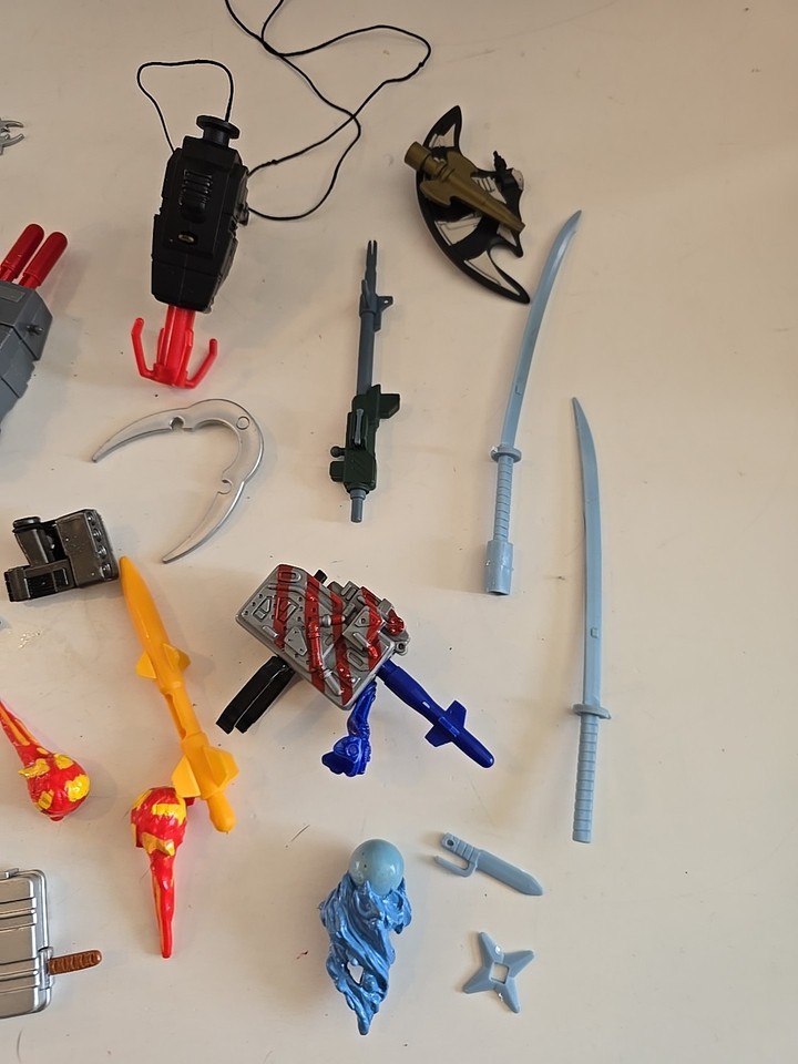 Lot of Random Action Figure Parts Accessories Weapons Etc VTG To New | eBay