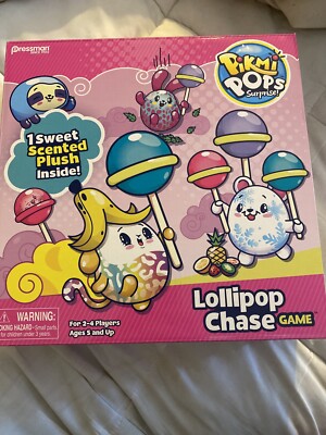 Pikmi Pops Suprise Lollipop Chase Game Scented Plush Pikmi Pop Board ...