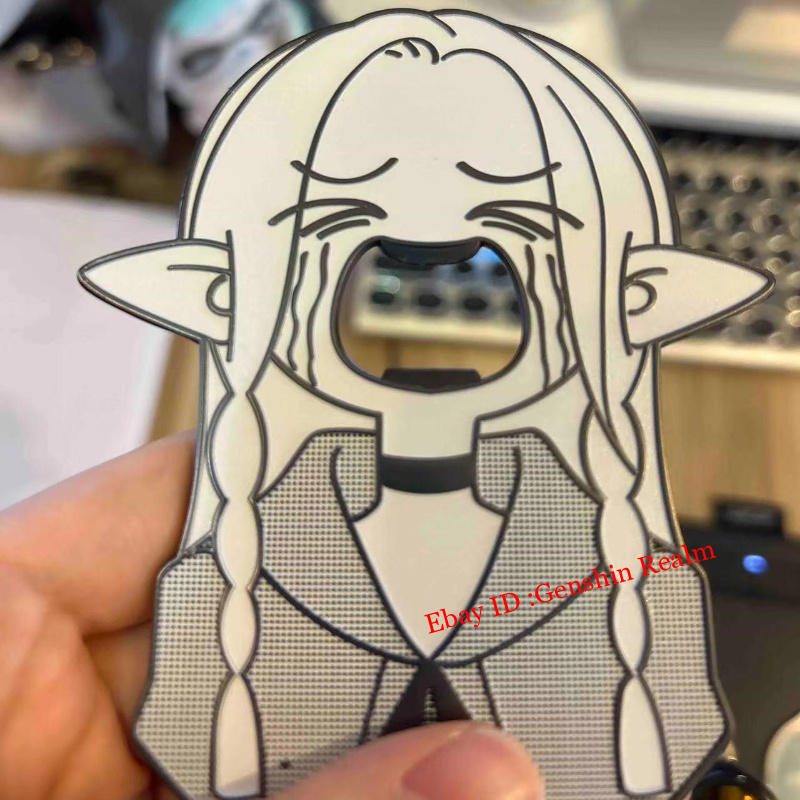Anime Delicious in Dungeon Marcille Alloy Corkscrew Refrigerator ...