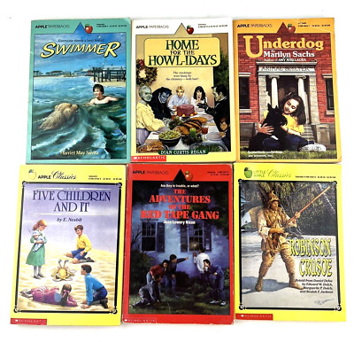 Vintage Apple Paperbacks 2 Classics Children's Kids Chapter Books Lot ...