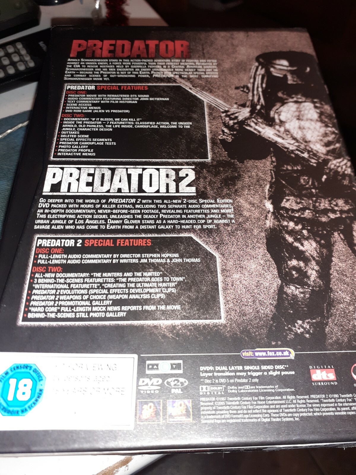 Predator / Predator 2 (Box Set) (DVD, 2005) for sale online | eBay UK
