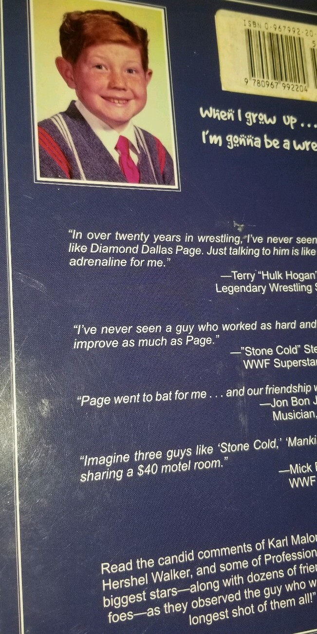 Positively Page Book by Diamond Dallas Page DDP AUTOGRAPHED COPY ...