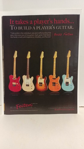 BUZZ FEITEN GUITARS 2013 - 10x8 PRINT AD. a2 | eBay