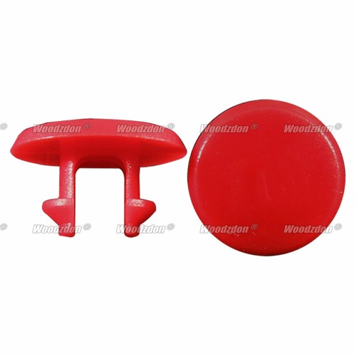 50 Red Nylon Fastener Car Clip Plastic Retainer Universal Fit 11.5mm*7 ...