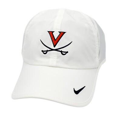 Virginia Cavaliers UVA Nike DRI-FIT Featherlight Relaxed-Fit White Hat ...