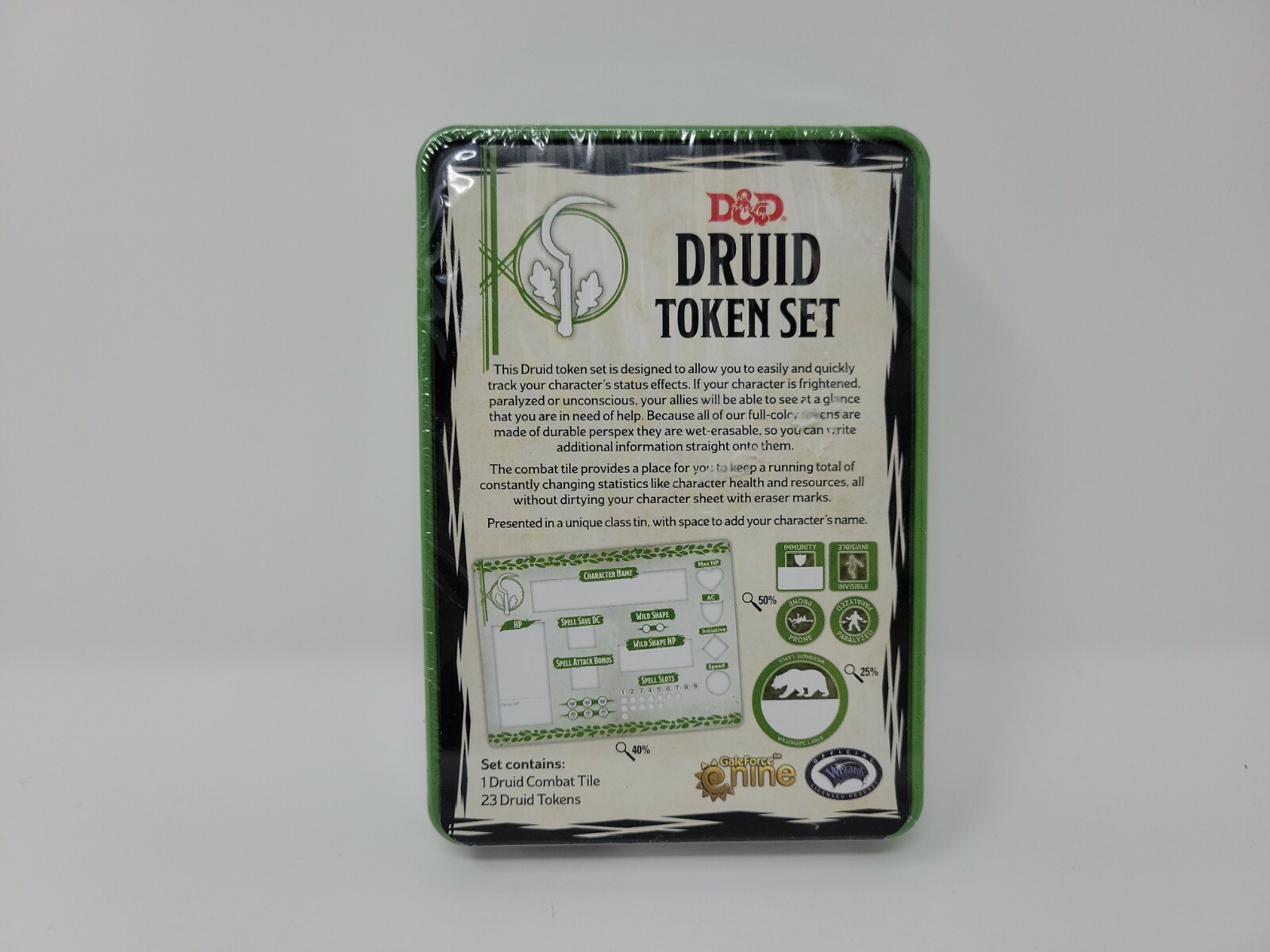 D&D Dungeons & Dragons 5E Token Set: Druid with Case 1 Tile 23 Tokens ...