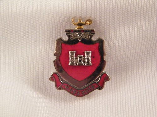 VINTAGE ARMY CORPS ENGINEERS REGIMENTAL PIN ESSAYONS, IRA GREEN 623 | eBay