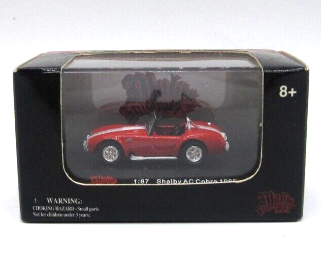 1:87 Shelby AC Cobra 1965 Red Malibu International Model Car High Speed ...