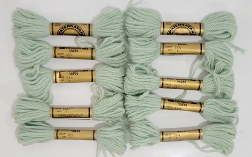 10 Vintage Needlepoint Paternayan Persian Yarn Wool Lot COLOR 665 Lt ...