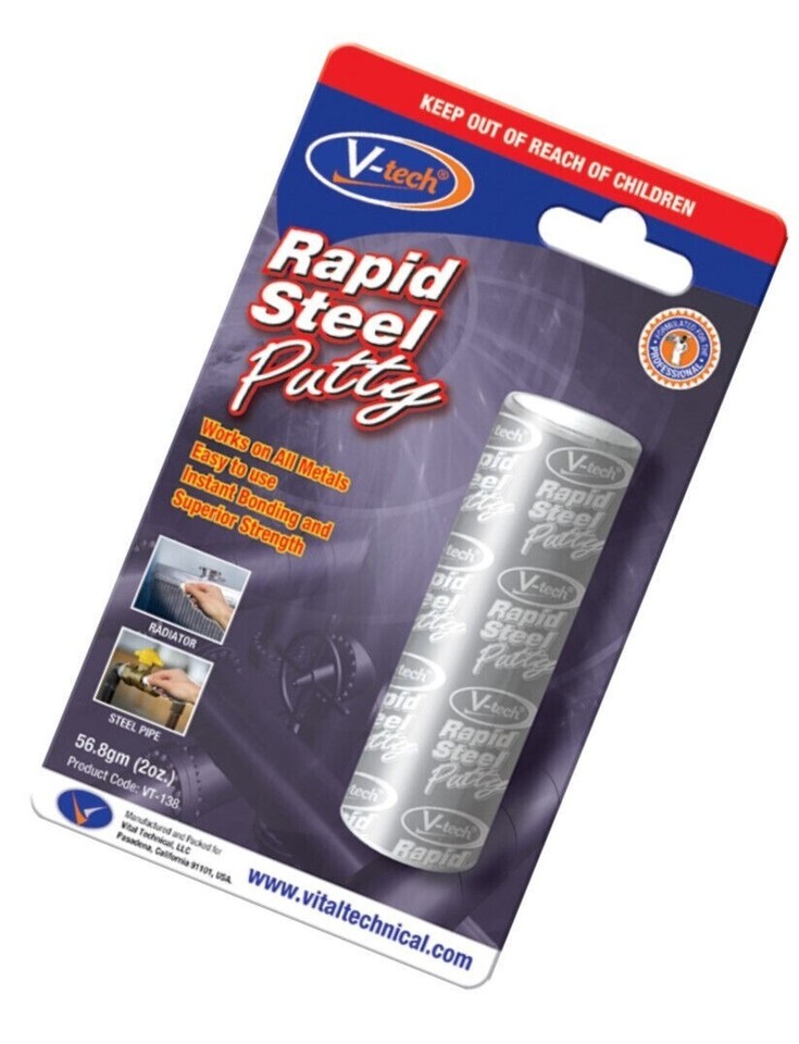 Heavy Duty Rapid Repair Steel Putty Epoxy Adhesive Metal Bonding Cracks ...