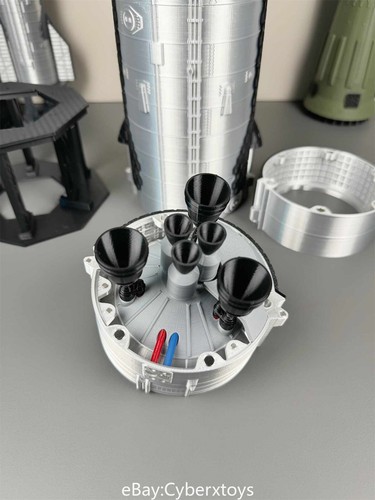 1:96 SpaceX Starship Rocket Model Inner Detail with LOX / CH4 Tank | eBay