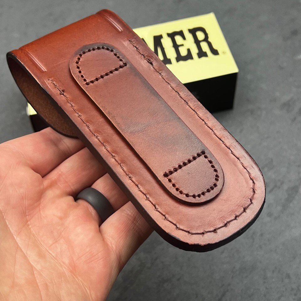 Schrade Old Timer Mustang Large Blade Sawcut Folding Pocket Knife ...