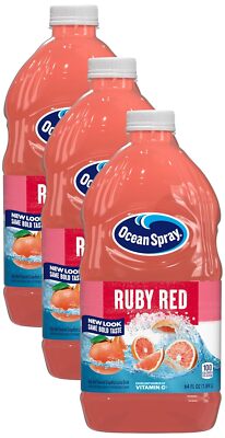 (3 Pack) Ocean Spray Original Ruby Red Grapefruit Juice with Vitamins ...