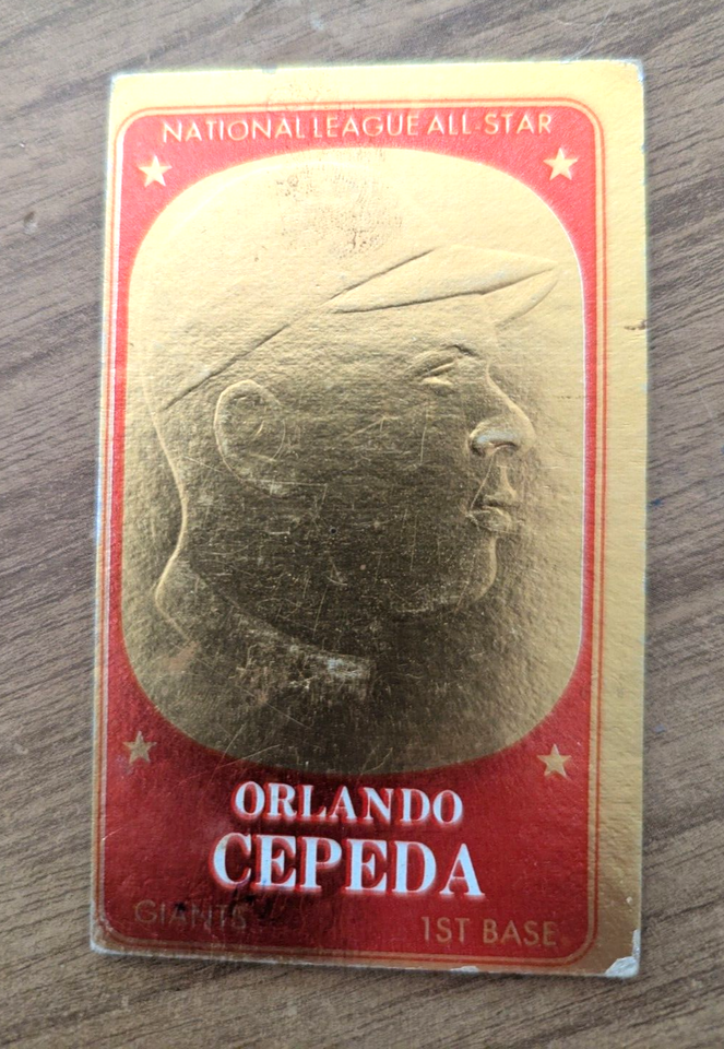 1965 Topps Embossed Baseball Card Lot/ HOF Orlando Cepeda | eBay