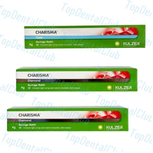 Dental Charisma Composite Syringe Light Cure Resin Tooth Filling ...