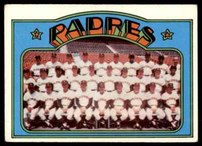 1972 Topps Team Card San Diego Padres #262 | eBay