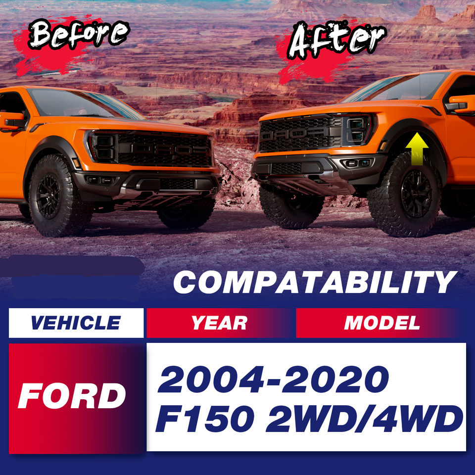 3" Front 3" Rear Leveling Lift Kit for Ford F150 F-150 2WD/4WD 2004 ...