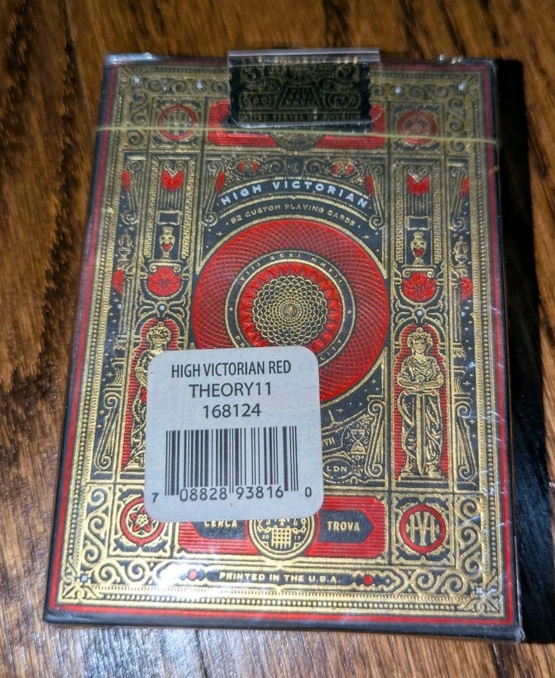 Theory 11 Monarchs Red & Gold High Victorian Playing Cards Deck Sealed ...