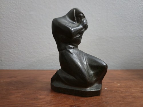 RARE 1938 U. Ellerhusen Ulric Bronze KNEELING WOMAN Sculpture Figure ...