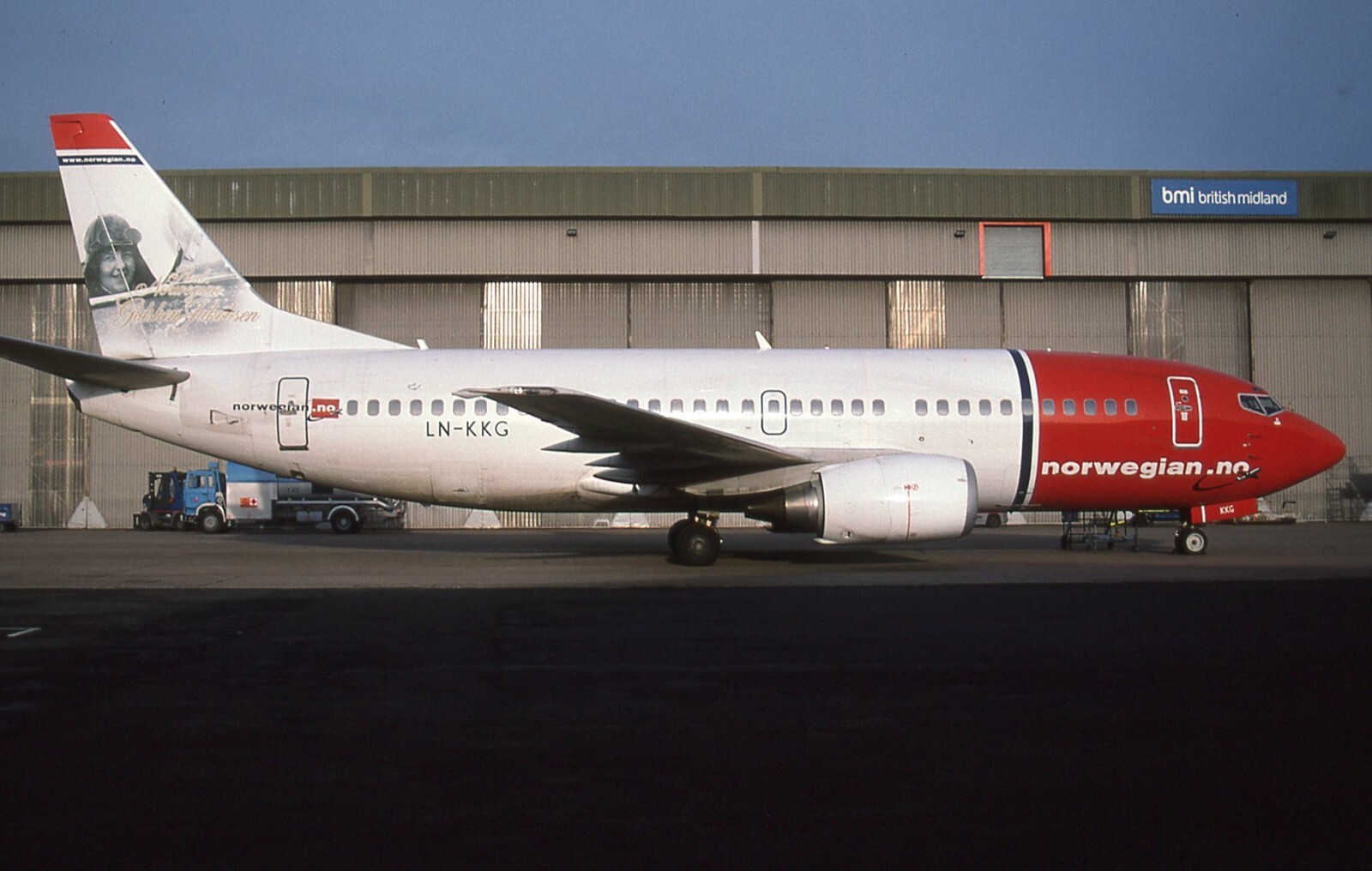 AIRCRAFT COLOUR SLIDE N1086 NORWEGIAN BOEING 737 reg LN-KKG | eBay UK