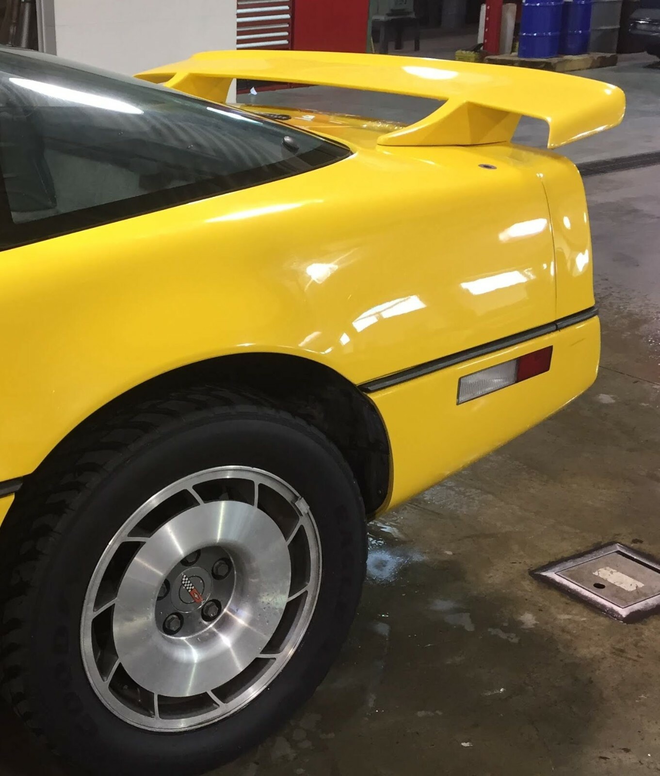 1984-90 C4 Corvette ACI Fiberglass Collector Rear Wing Spoiler COUPE ...