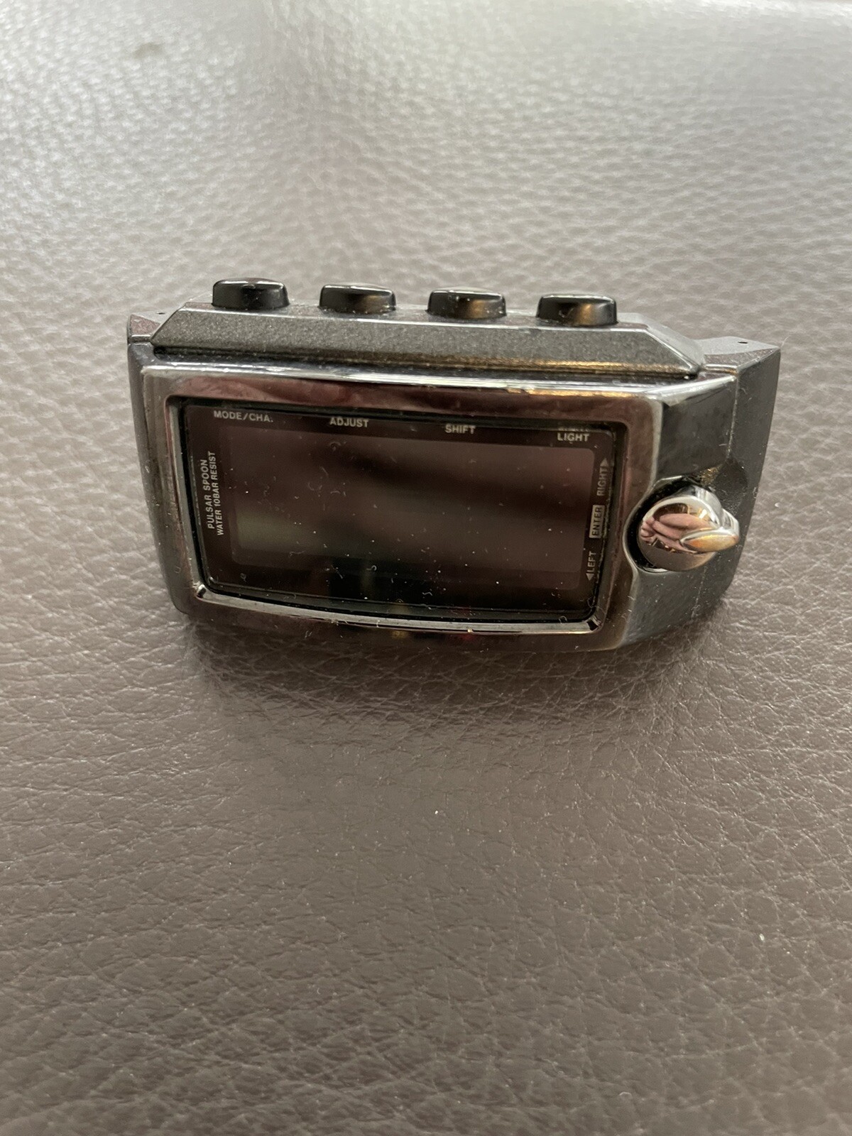 SEIKO Pulsar Spoon S.A.M. Secret Agent Man LCD Digital Watch W440-4010 ...