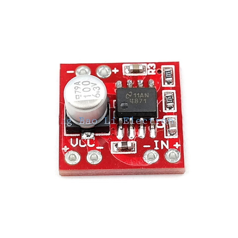 DC 3V-5V 3W LM4871 Mono Amplifier board small power amplifier modules ...
