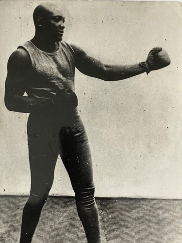 Jack Johnson Boxer Civil Rights Press Photograph #historyinpieces | eBay