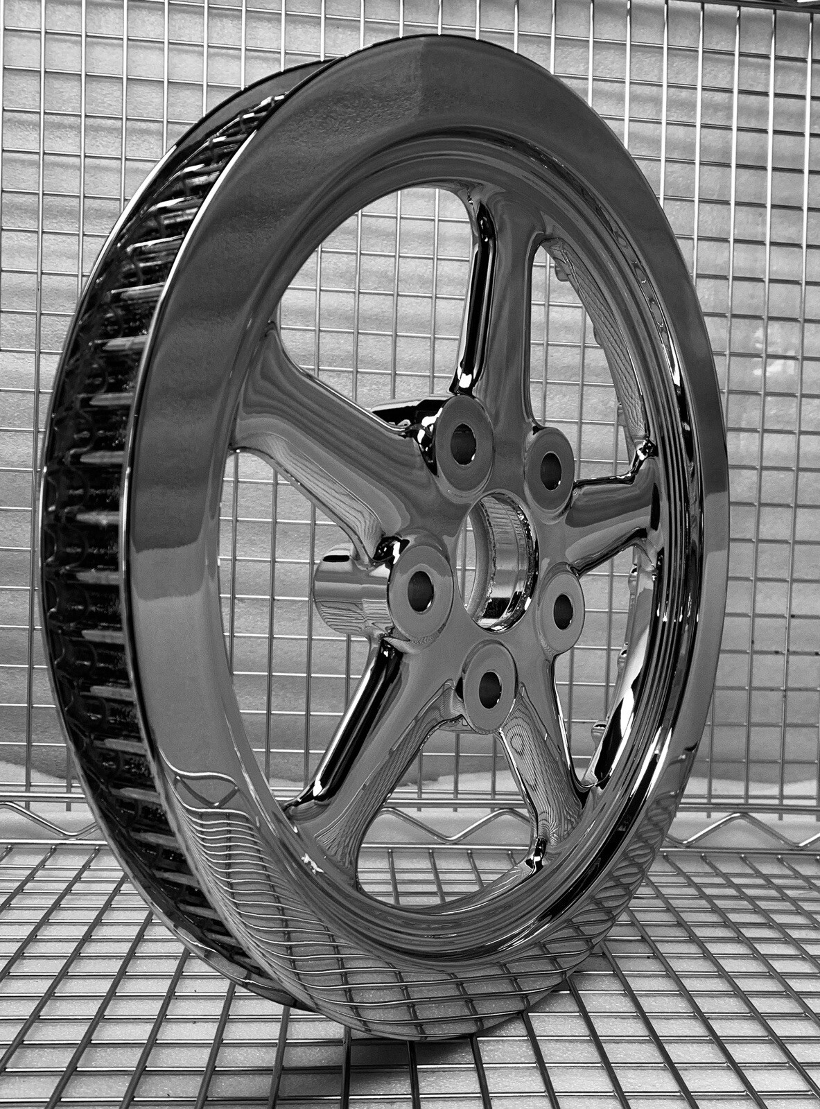 Harley Rocker Softail 2008 -11 CUSTOM CHROME OEM PULLEY only 37728-08 ...