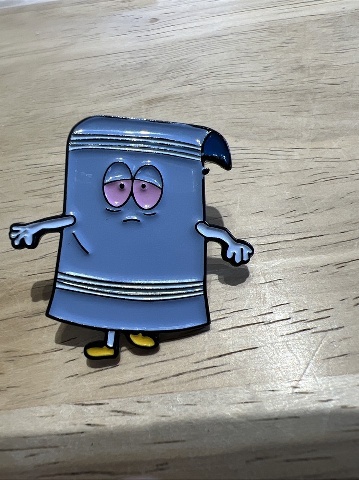 Towelie Pin Badge Enamel South Park Towel Character Brooch Cartoon ...