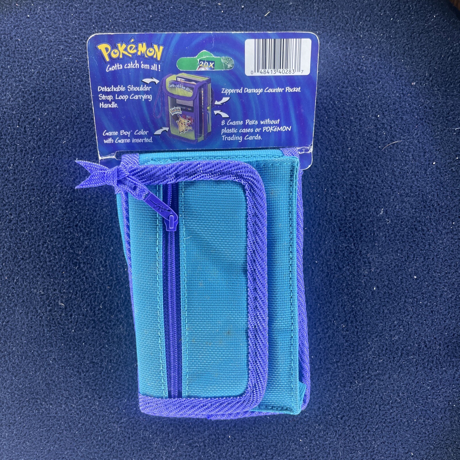 GAME BOY COLOR POKÉMON CARRYING CASE — MODEL GB4 — TEAL & PURPLE — NEW ...