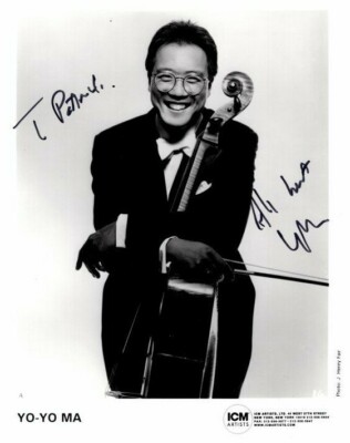 YO-YO MA Autographed Signed 8x10 Photograph - To Patrick | eBay