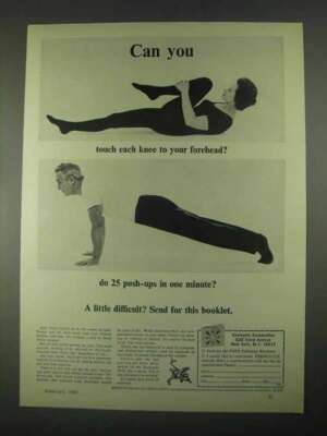 1967 Exercycle Corporation Ad - Can You Touch Knee? | eBay