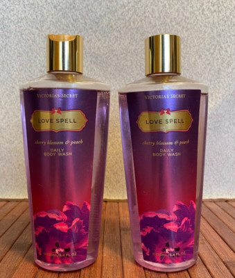 Victoria's Secret Love Spell Body Wash 2 Bottles-8.4floz/250ml each ...
