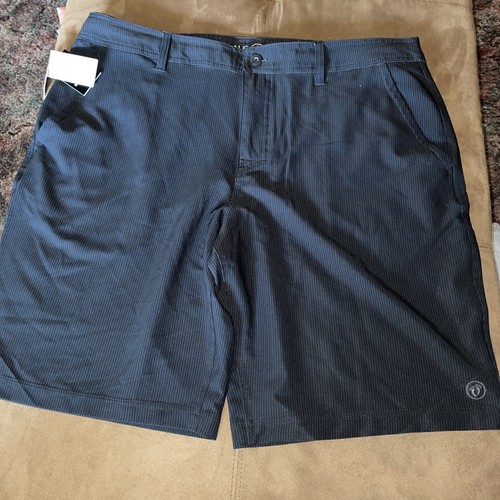 NWT Men's Hang Ten 4-Way Stretch Lightweight Quick Dry Casual Short w ...