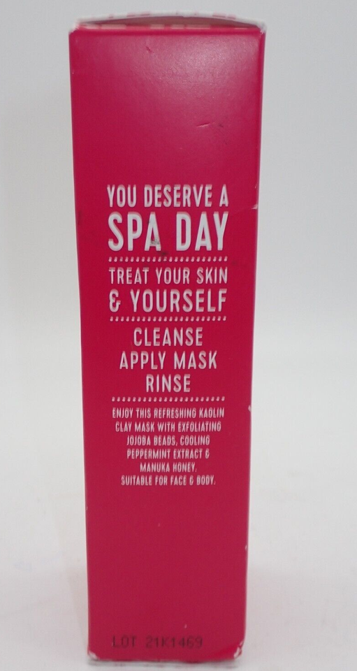 Trader Joe’s Pink Peppermint Face & Body Mask Clay Exfoliant 3 oz New ...