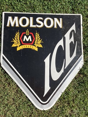 Molson Ice Canadian Beer Metal Wall Sign, Collectible Beer Sign ...