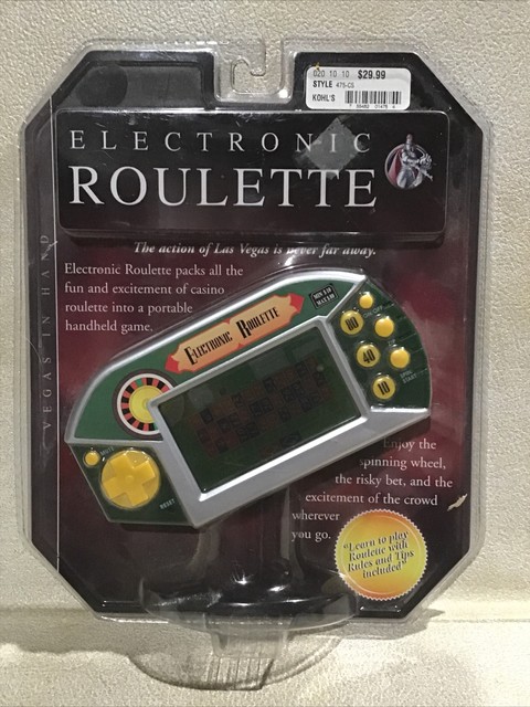 Excalibur Electronic Roulette Handheld Game 21older for sale online | eBay