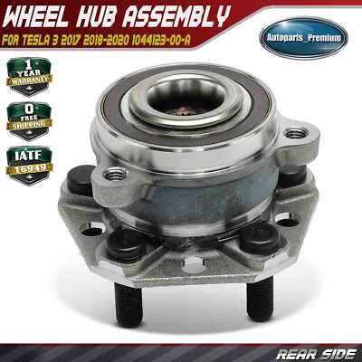 Rear Left or Right Wheel Bearing Hub Assembly for Tesla 3 2017-2020 ...