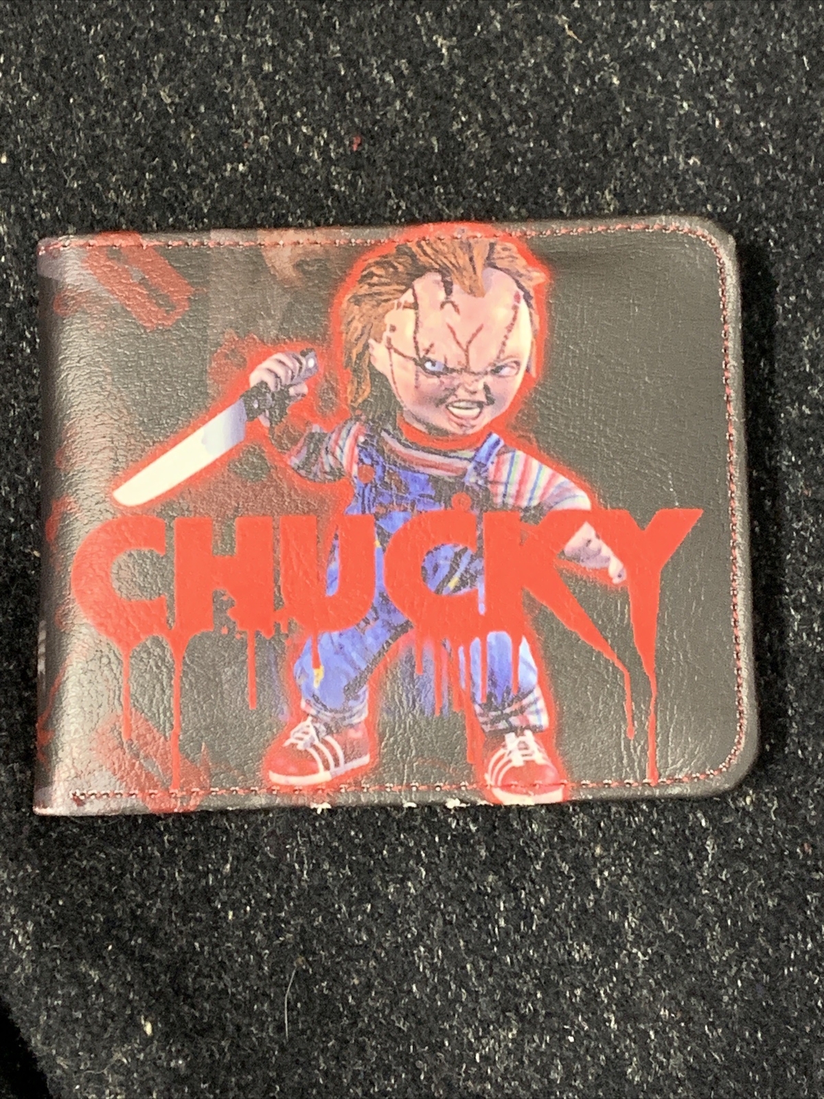Chucky Horror Doll Themed Bi-Fold Wallet - Gem