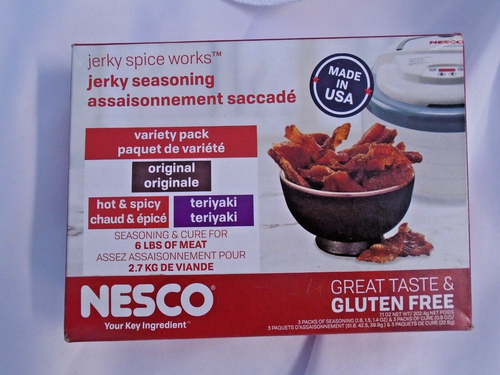 7.1 OZ Best Nesco Variety Pack Beef Jerky Venison Duck Goose Spice ...