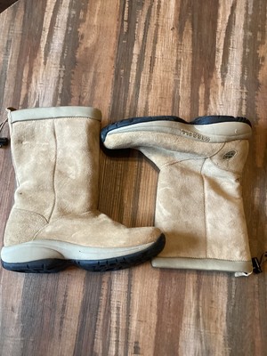 Merrell Women’s Primo Chill Massif Natural Tan Suede Winter Boots Size ...